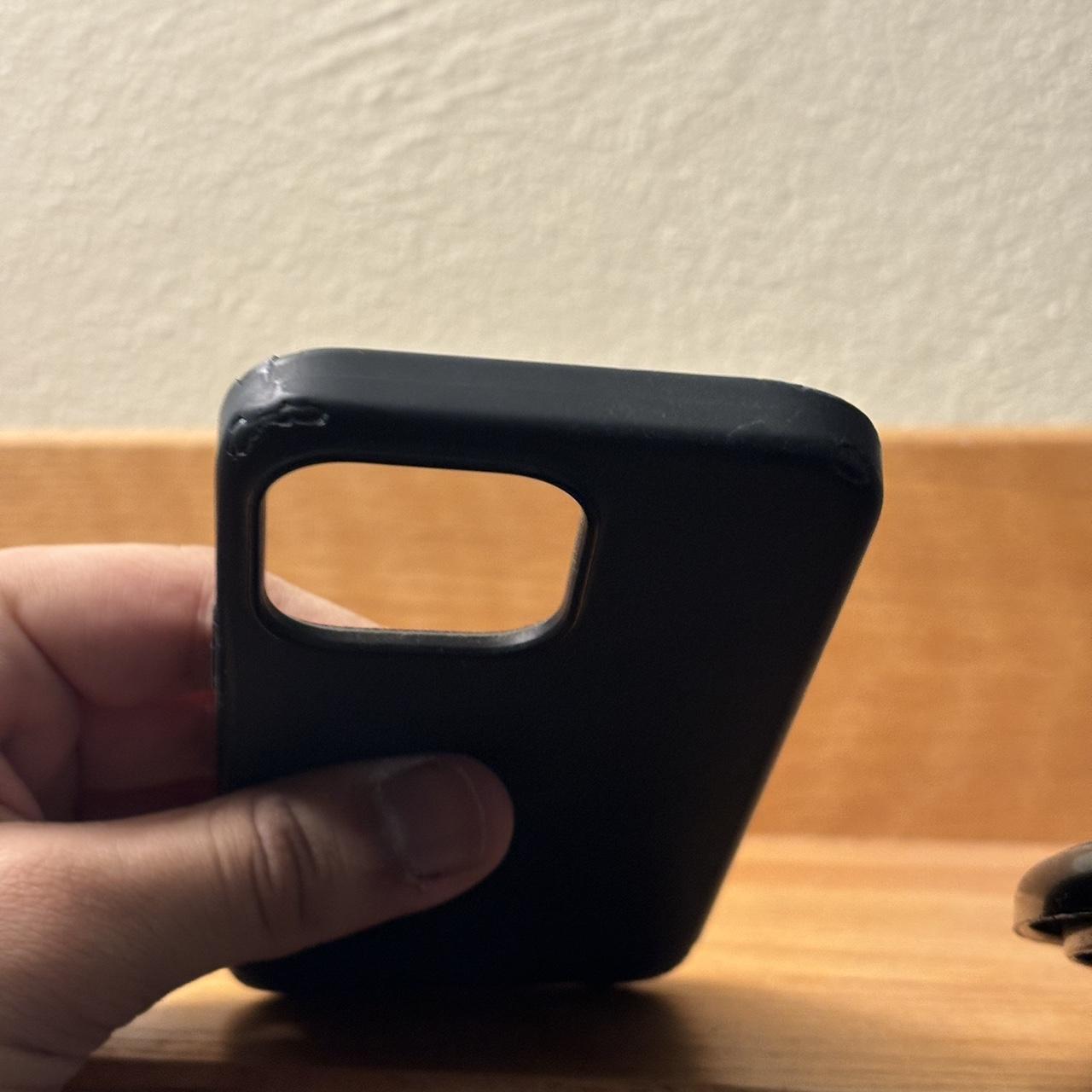 Navy Blue silicon Apple iPhone 13 Pro case - very... - Depop