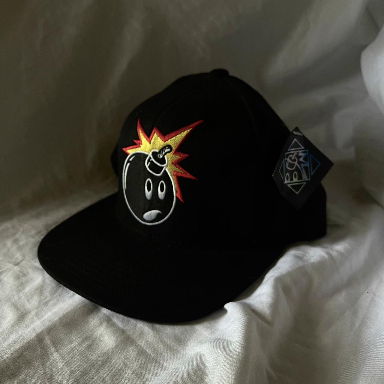 The Hundreds Men's Black and Red Hat | Depop