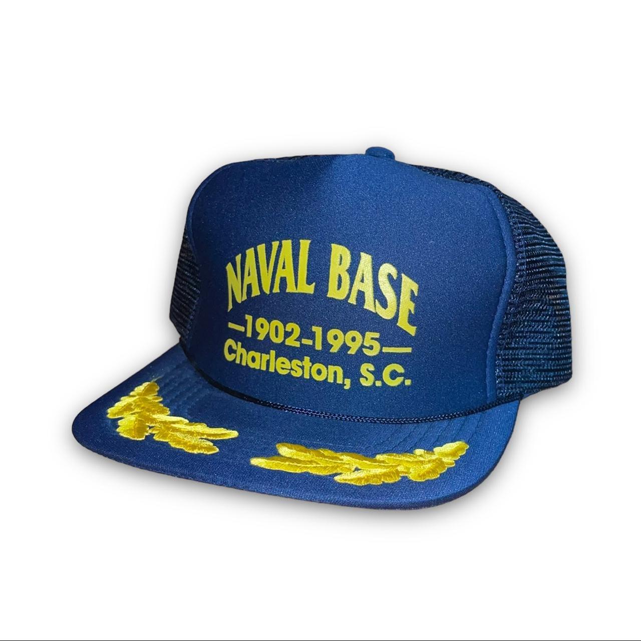 American Vintage Men's Navy Hat | Depop