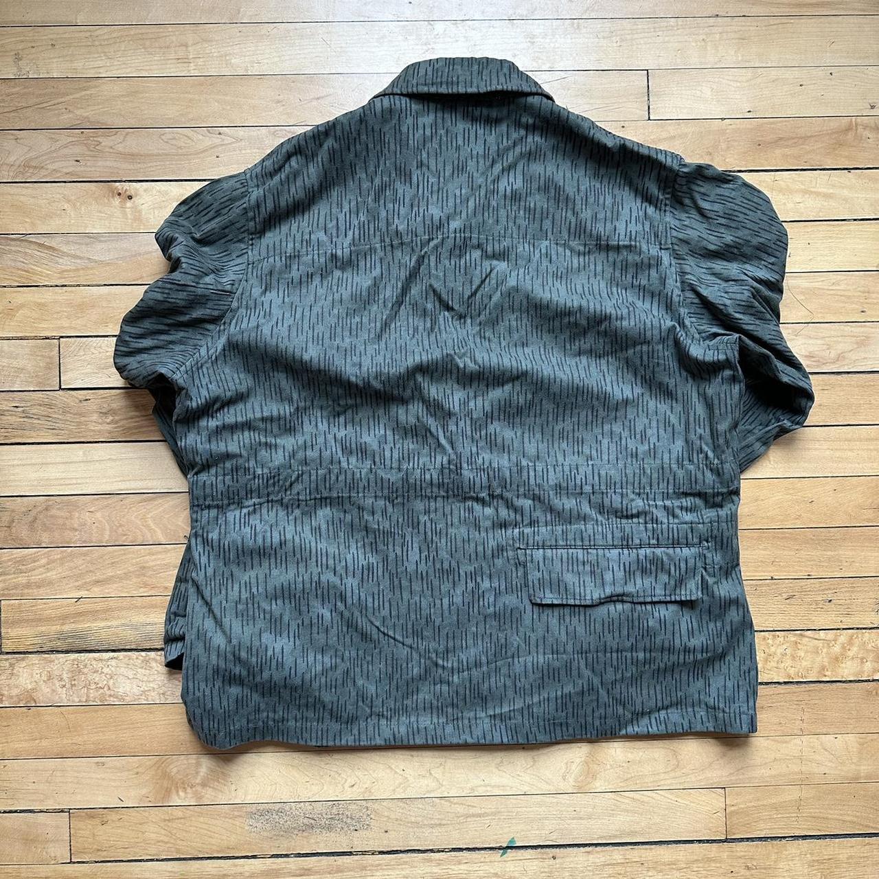 East German Rain Camouflage Jacket 90’s fits like... - Depop