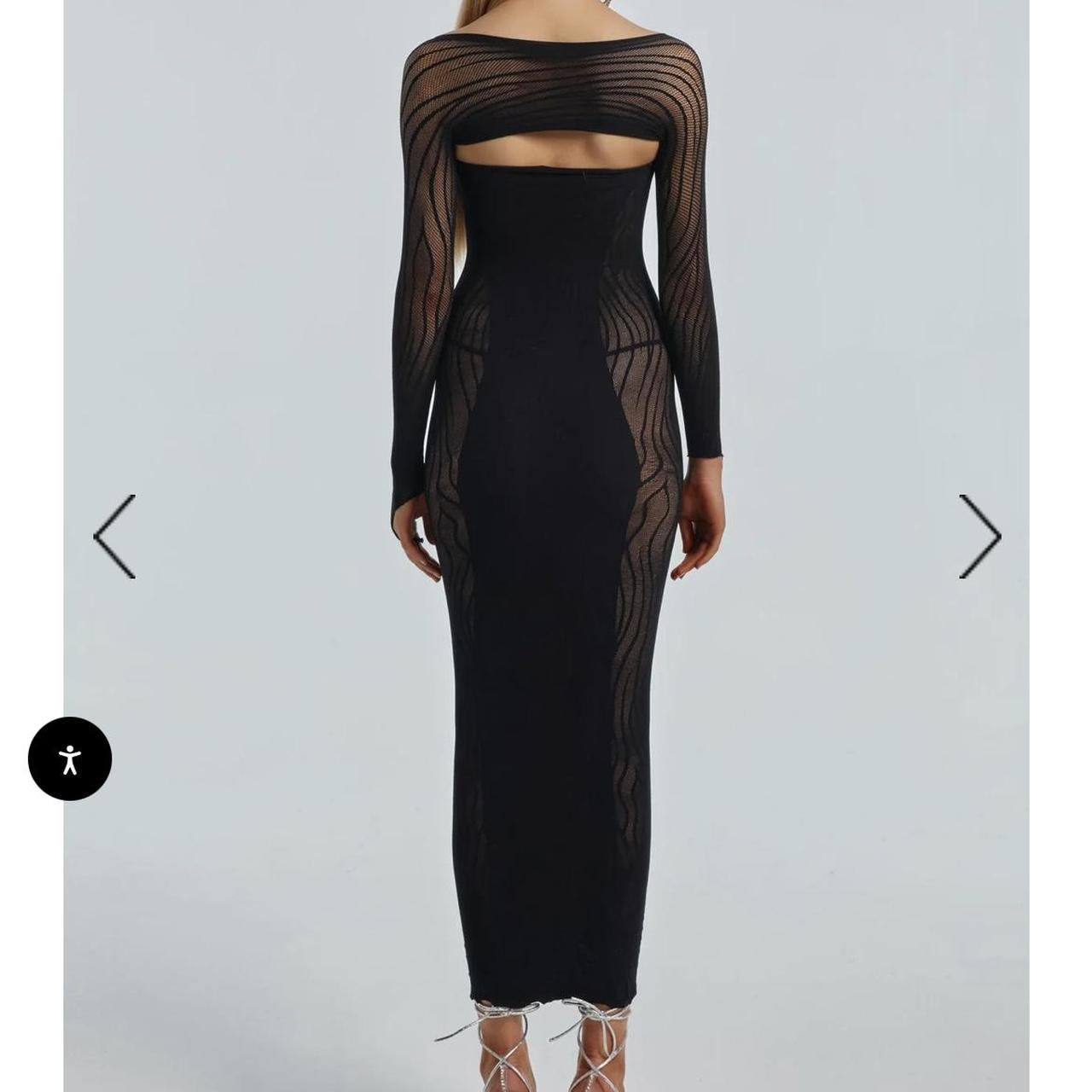 The Kript Women's Black Dress | Depop