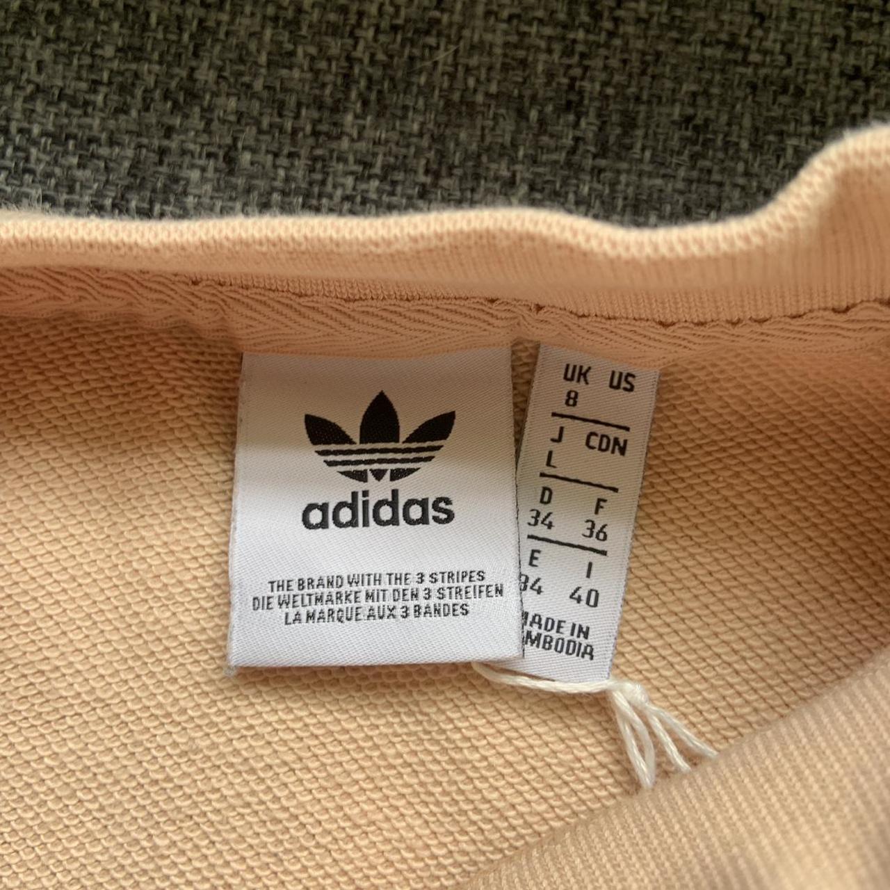 ADIDAS PEACH CREW Size - 8 Slight stain - not to... - Depop