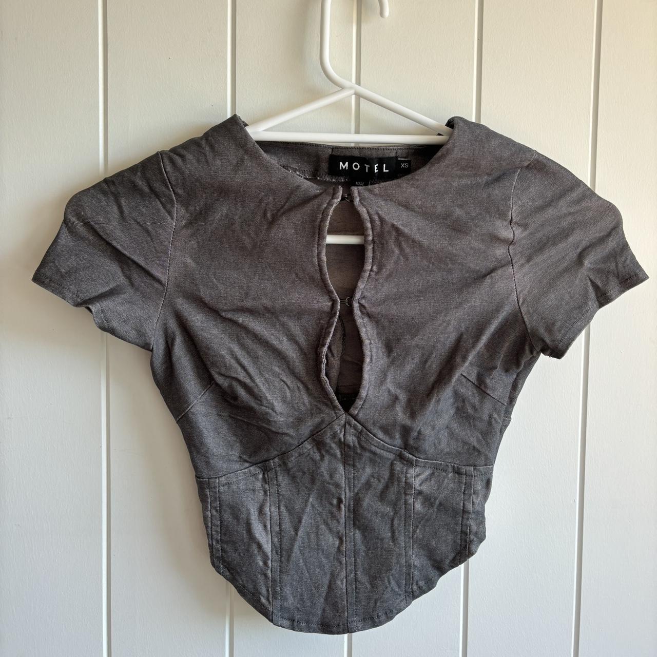 motel rocks office siren core top super cute and... - Depop