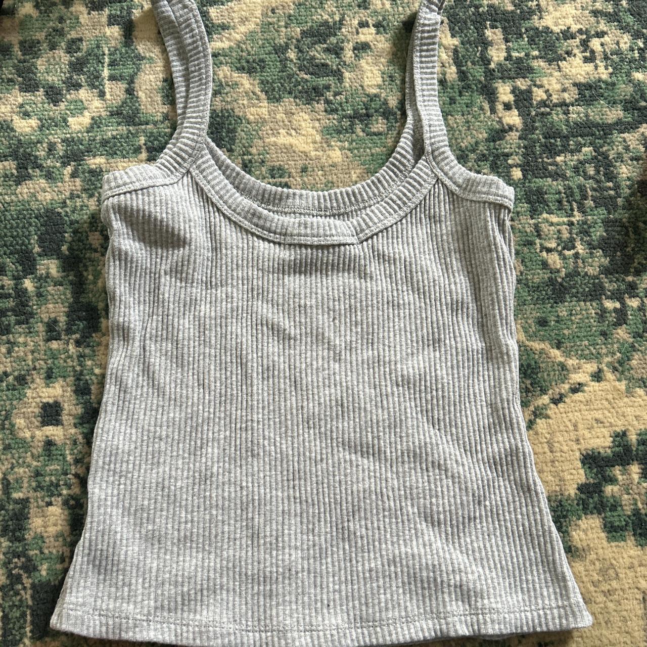 Supre Riri Tank Ribbed grey Size S Never worn, ... | Depop