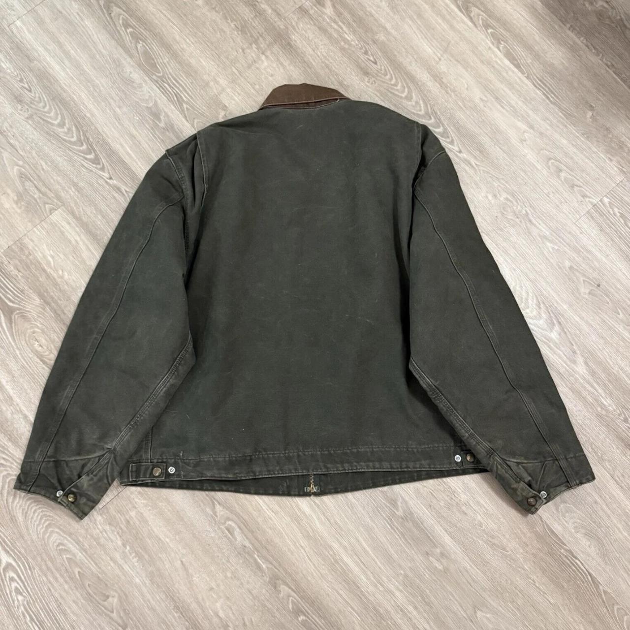 Vintage Carhartt J97 MOS Green Detroit Jacket –... | Depop