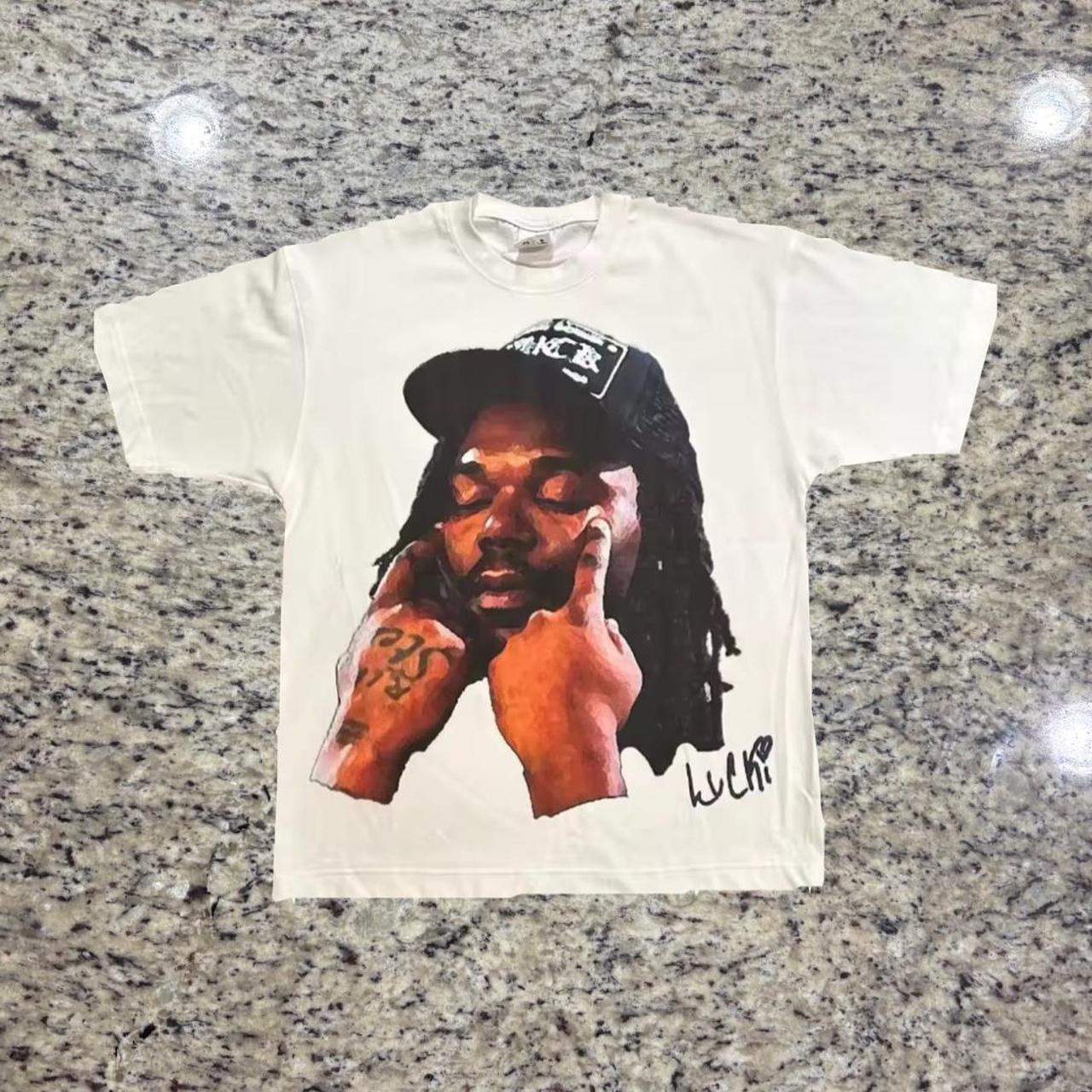 Lucki White Graphic T Shirt BRAND NEW/DEADSTOCK FREE... | Depop