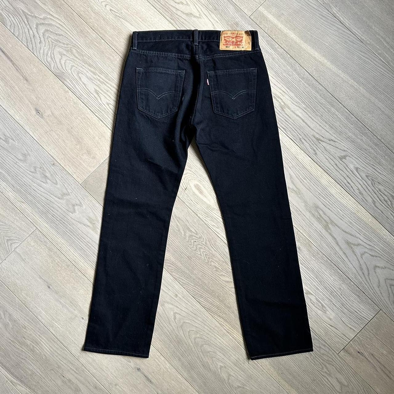 Levi’s black straight leg jeans Vintage Levi’s W30L30 - Depop