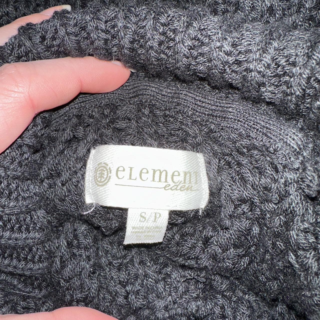 Element black turtleneck, long sweater size : small - Depop