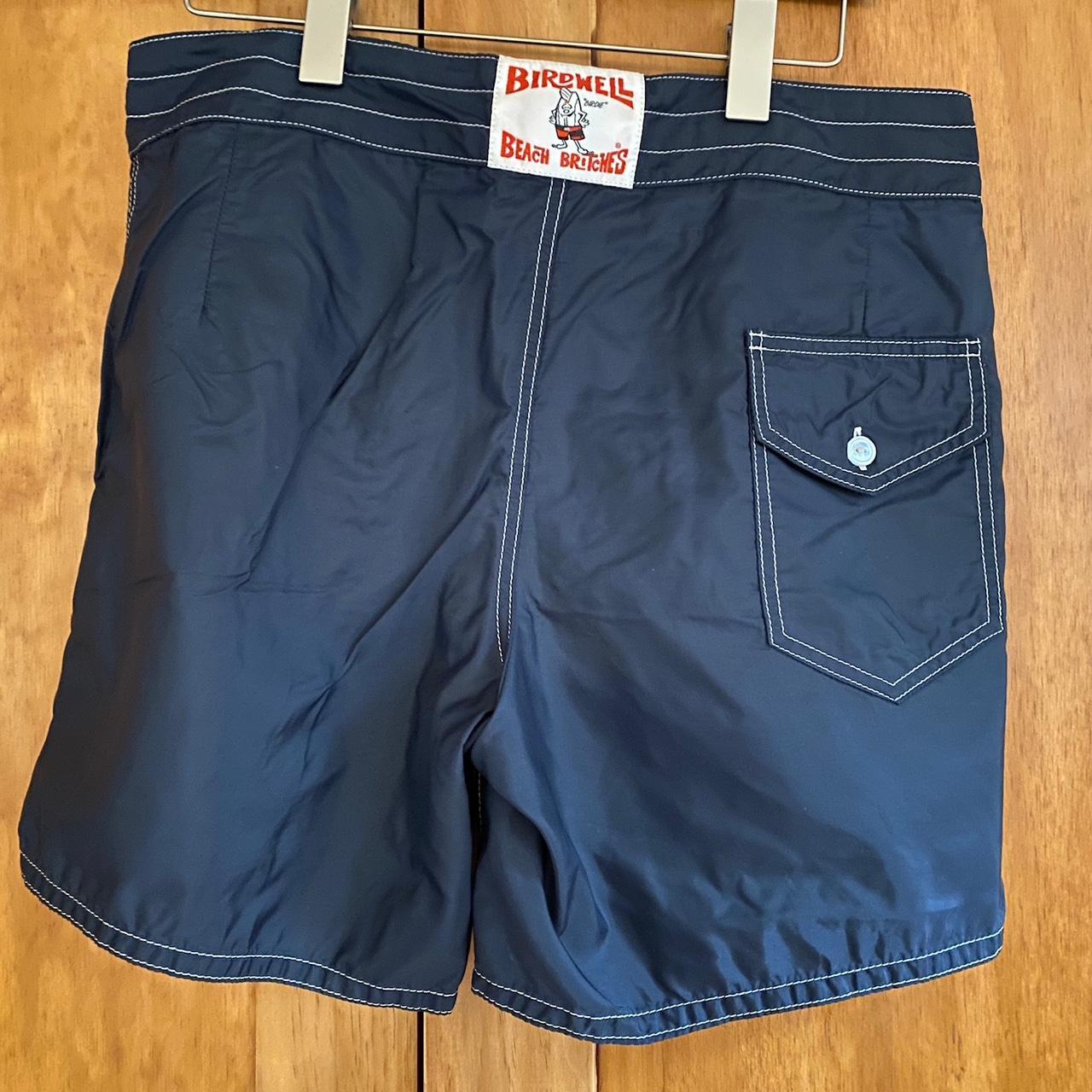 Birdwell Beach Britches Navy Swim Trunks Size:... - Depop