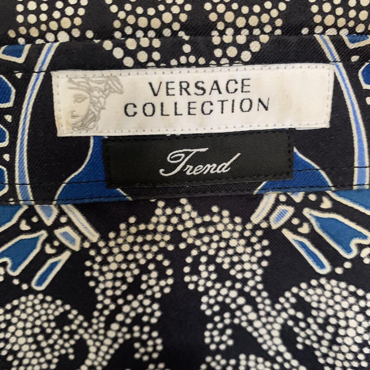 Genuine 90s Silk Versace shirt Size 39 (would fit a... - Depop