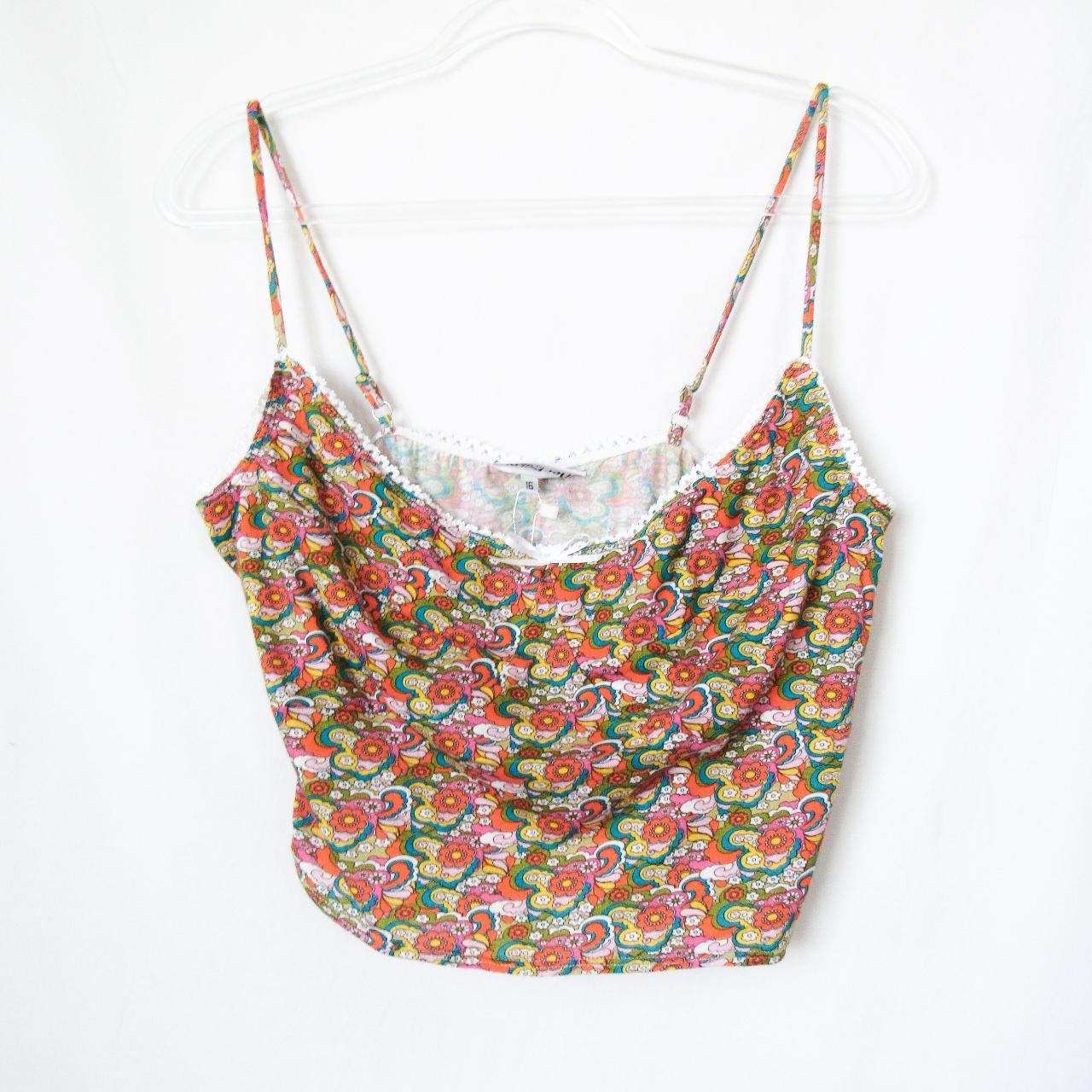 HER PONY THE LABEL Fantasia Cami Top Multicolor... - Depop