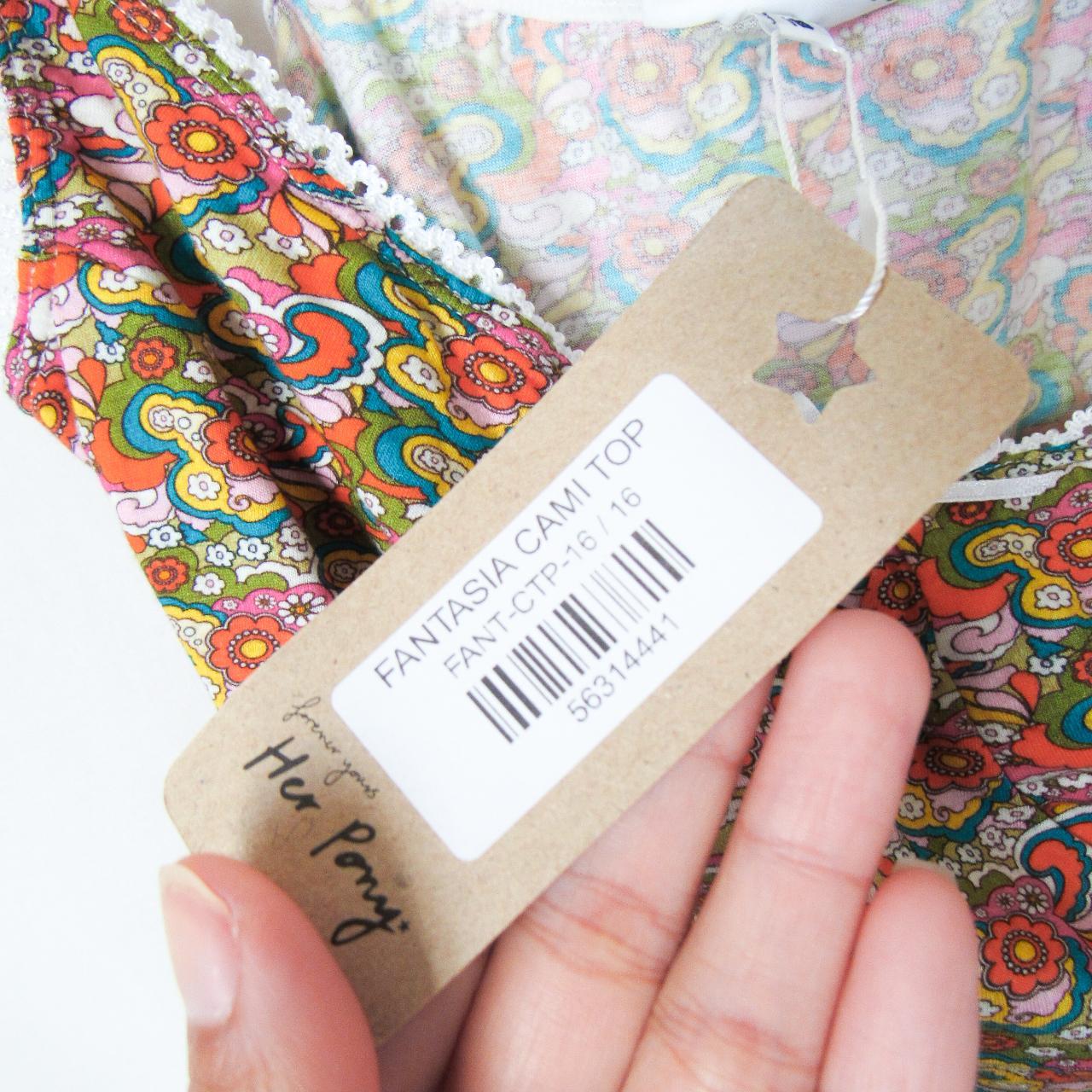 HER PONY THE LABEL Fantasia Cami Top Multicolor... - Depop