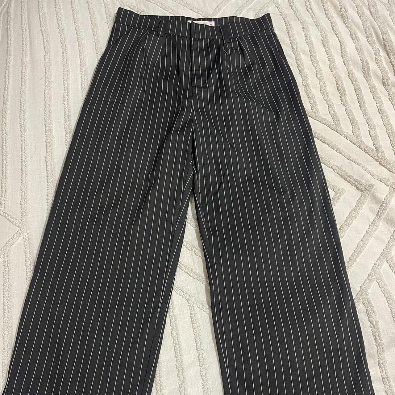 Universal Store Perfect Stranger pinstripe pants... - Depop