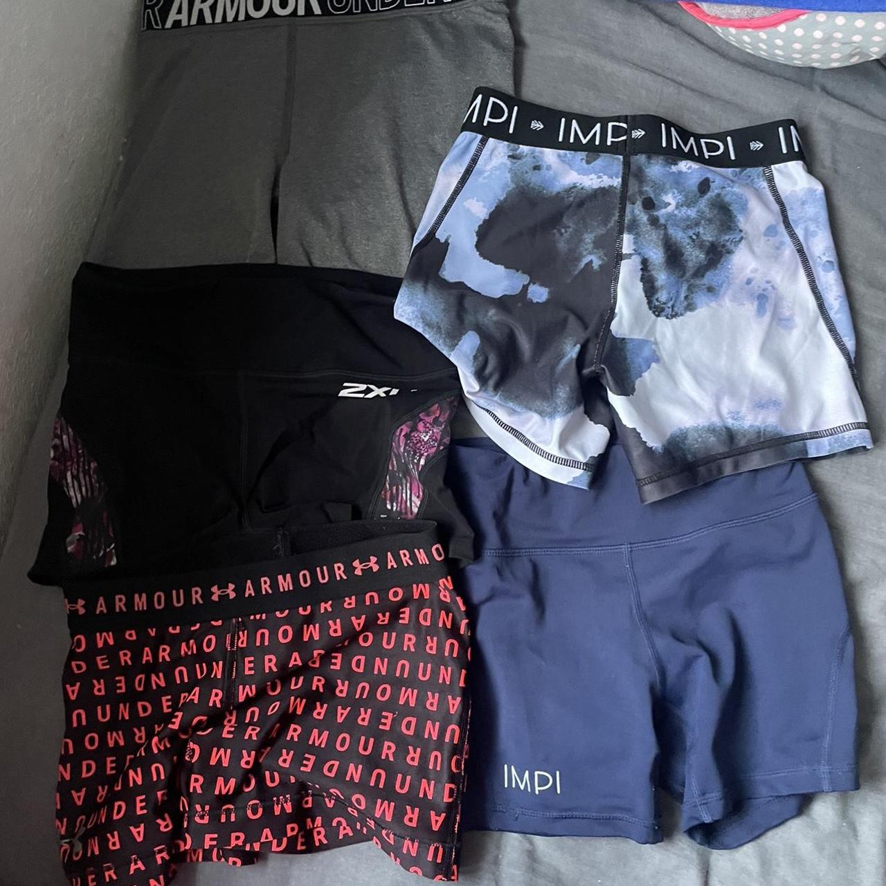 2xu, impi and underarmour bike pants. All 10$ each... - Depop