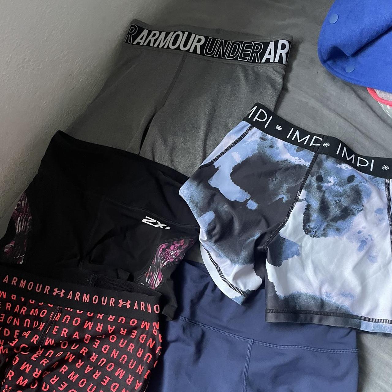 2xu, impi and underarmour bike pants. All 10$ each... - Depop