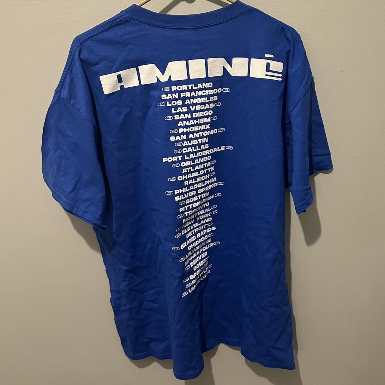 XL blue/orange amine best tour ever merch tee, never... - Depop