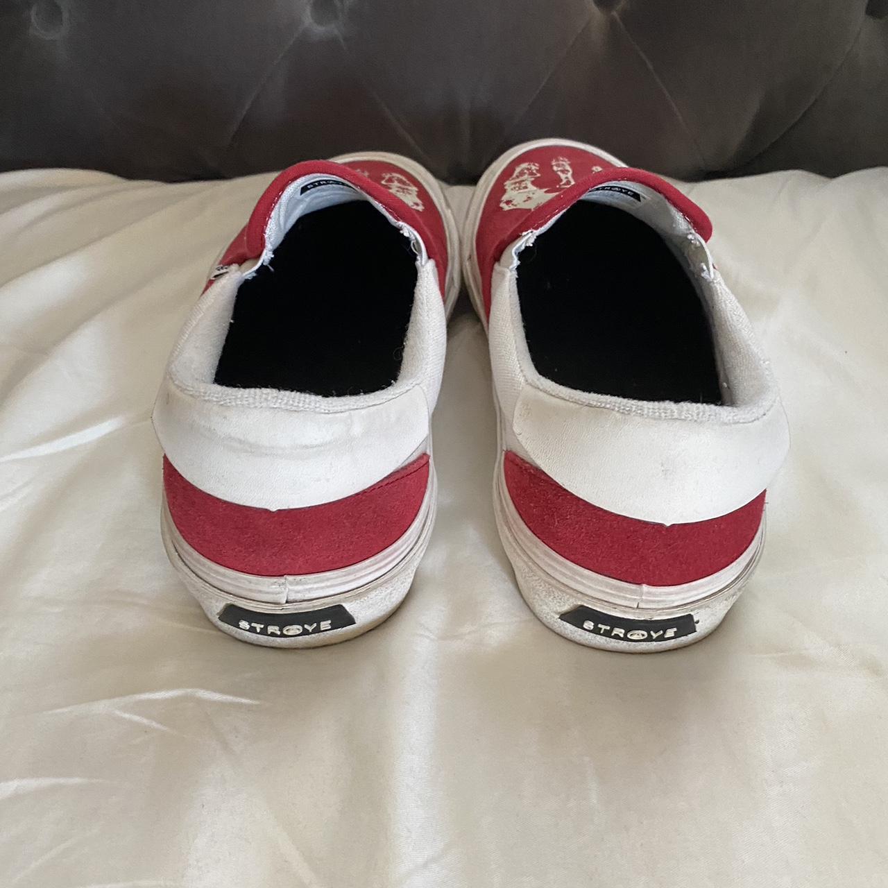 Straye red bone feet slip ons Size 10.5 - Depop