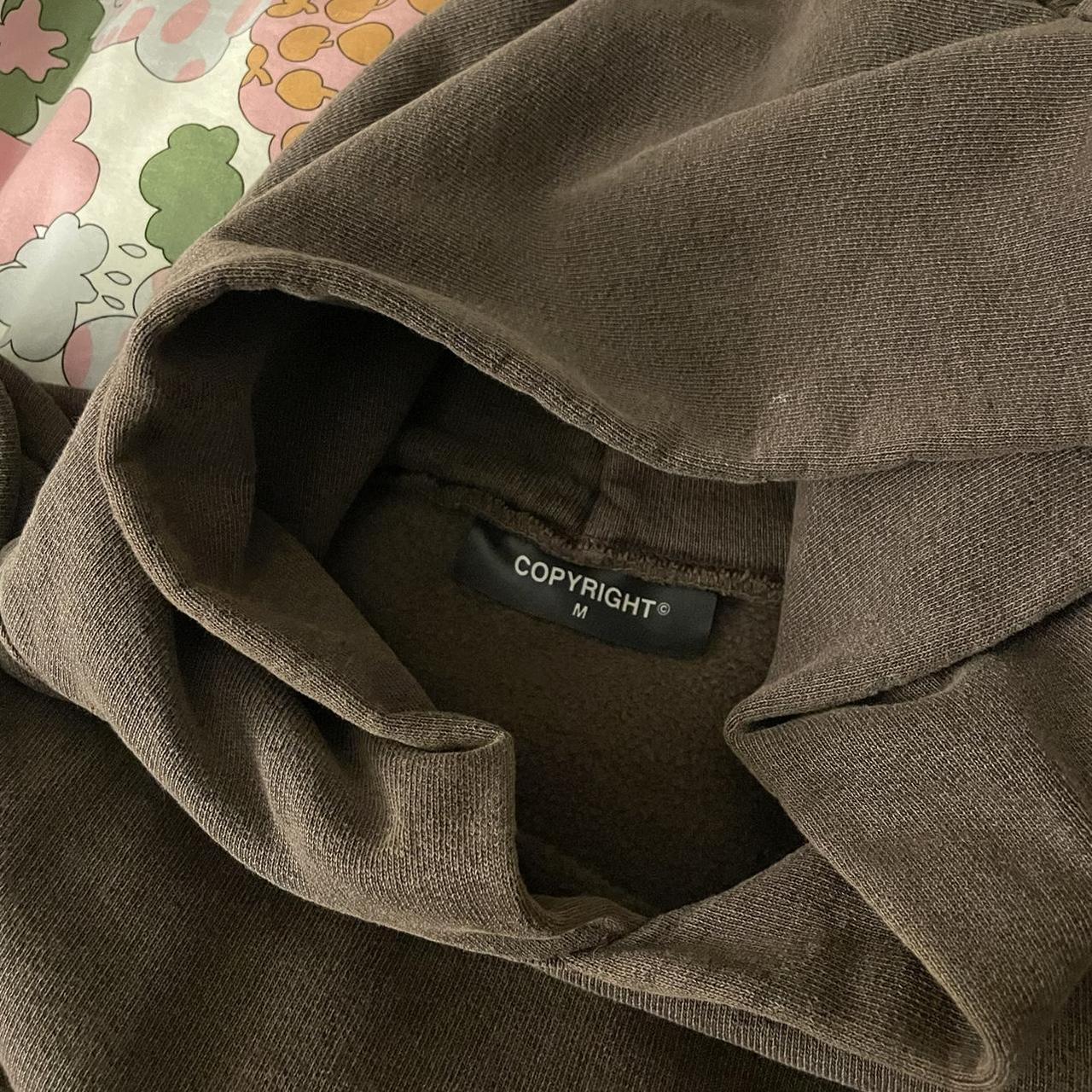 Stüssy Men's Brown and White Hoodie | Depop