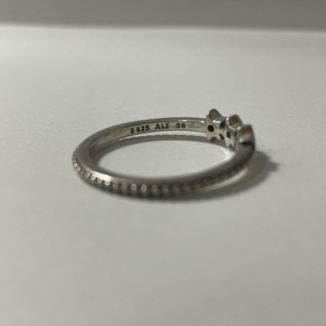pandora celestial star ring size 56 - very loved but... - Depop