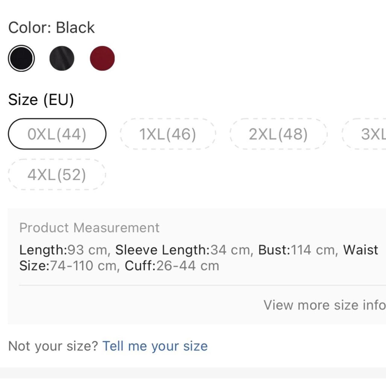 selling shein black tiered dress size 0xl / eu 44 /... - Depop