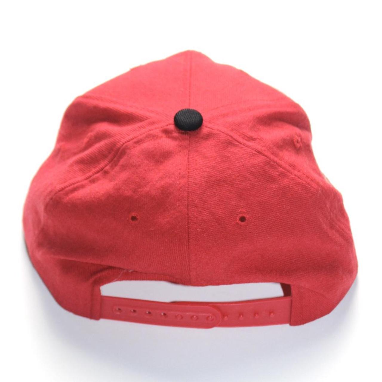 American Vintage Men's Red and Black Hat | Depop