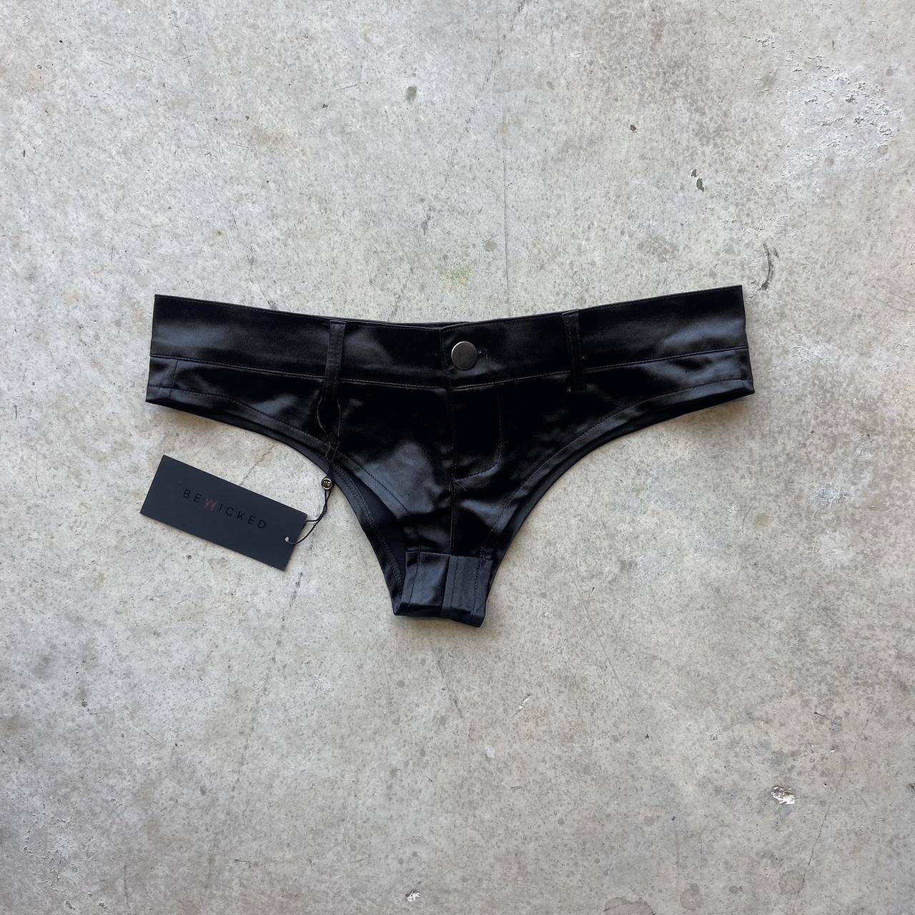 Be Wicked super mini micro black shorts - Depop