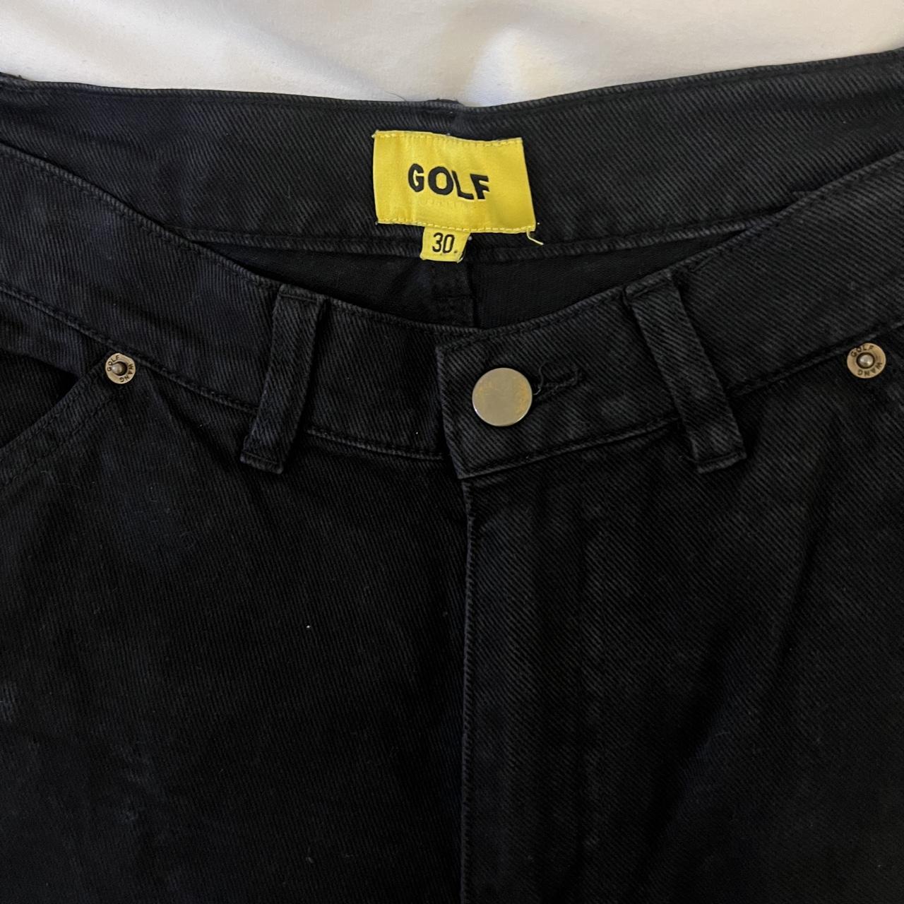 black wash GOLF baggy jeans 🐳 unisex 30”, i’m a size... | Depop