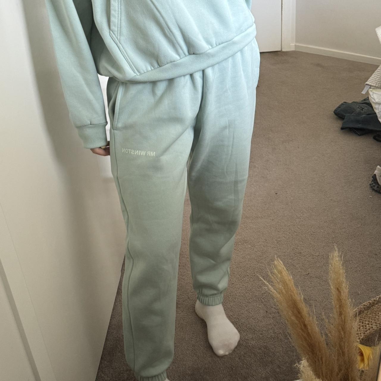 MR WINSTON sage green trackies size M msg me for... - Depop