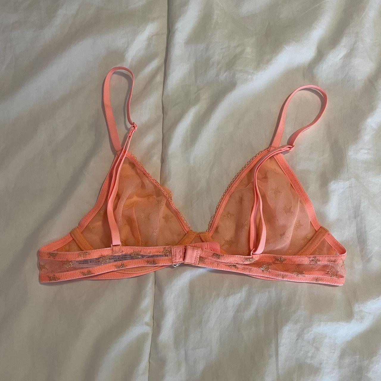 free people mesh star bra size 34A. super cute... - Depop