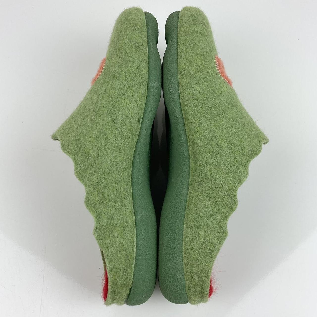 Spring Step Women's Green Slippers | Depop