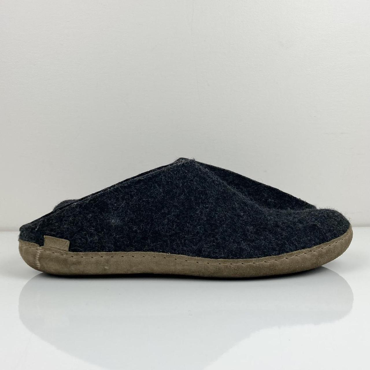 Glerups Men’s Wool Felt Open Heel Slipper Scuffs... - Depop