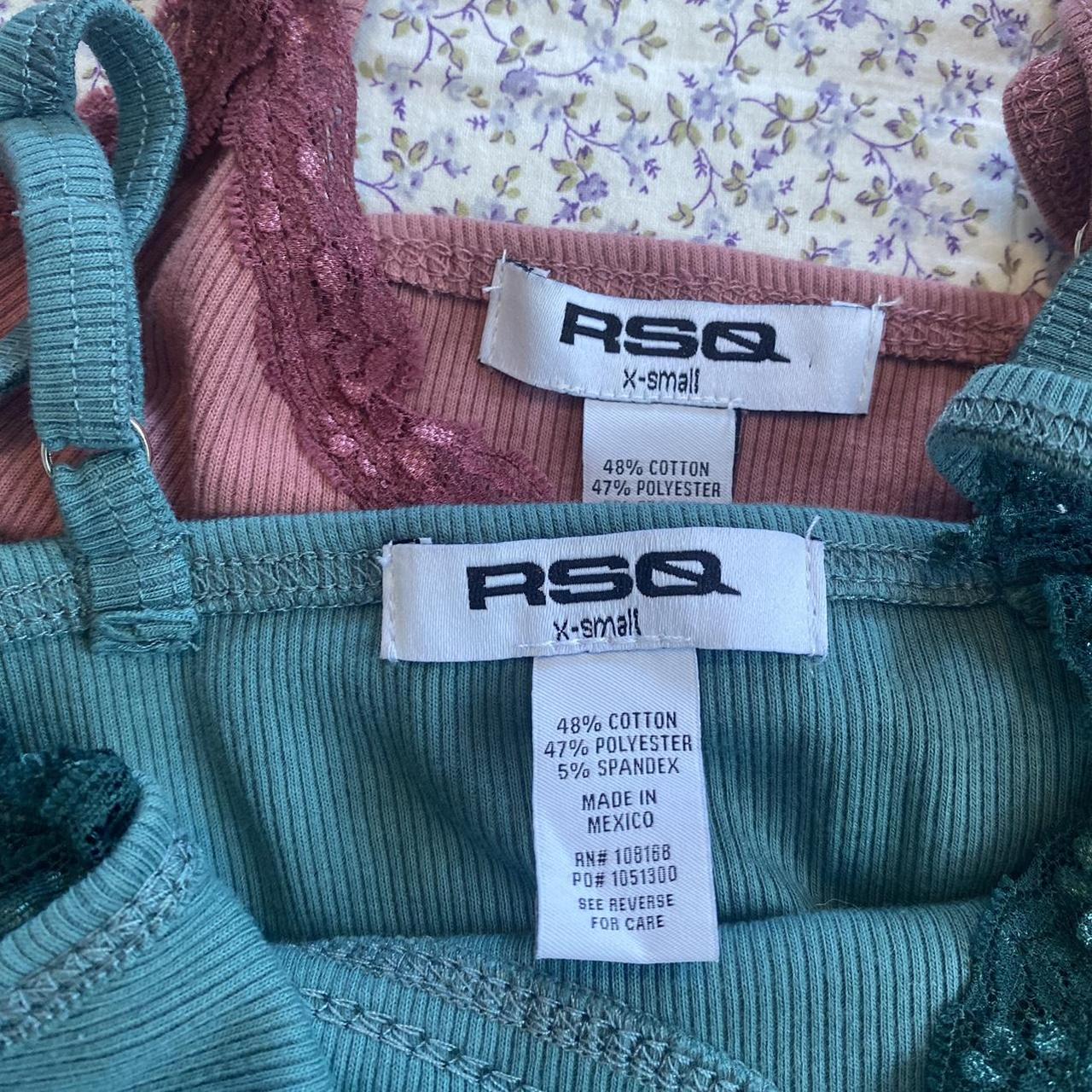 -tilly’s RSQ brand tiny lace edge tanks -these run... - Depop