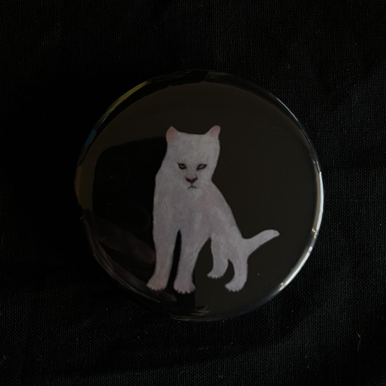 duster cat pin 2.25 in #duster #musicmerch #indie... | Depop