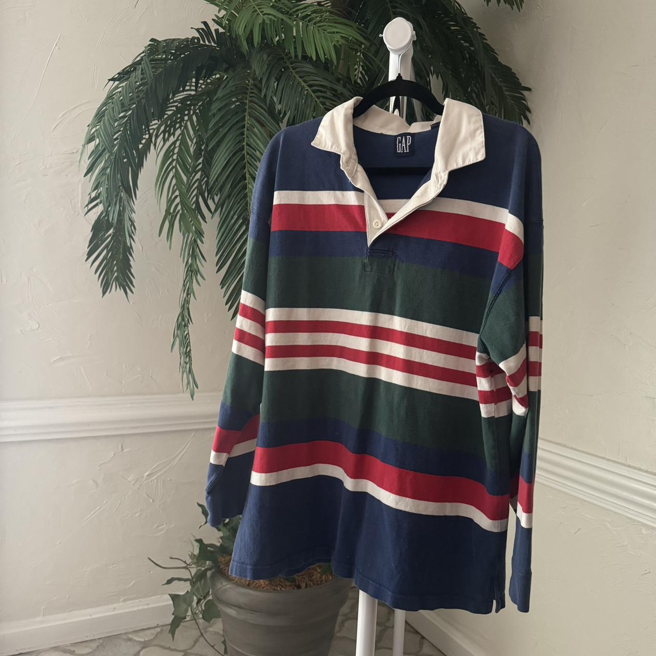 Y2K Gap Rugby 🧃 - XL - Fits true to size - Good... - Depop