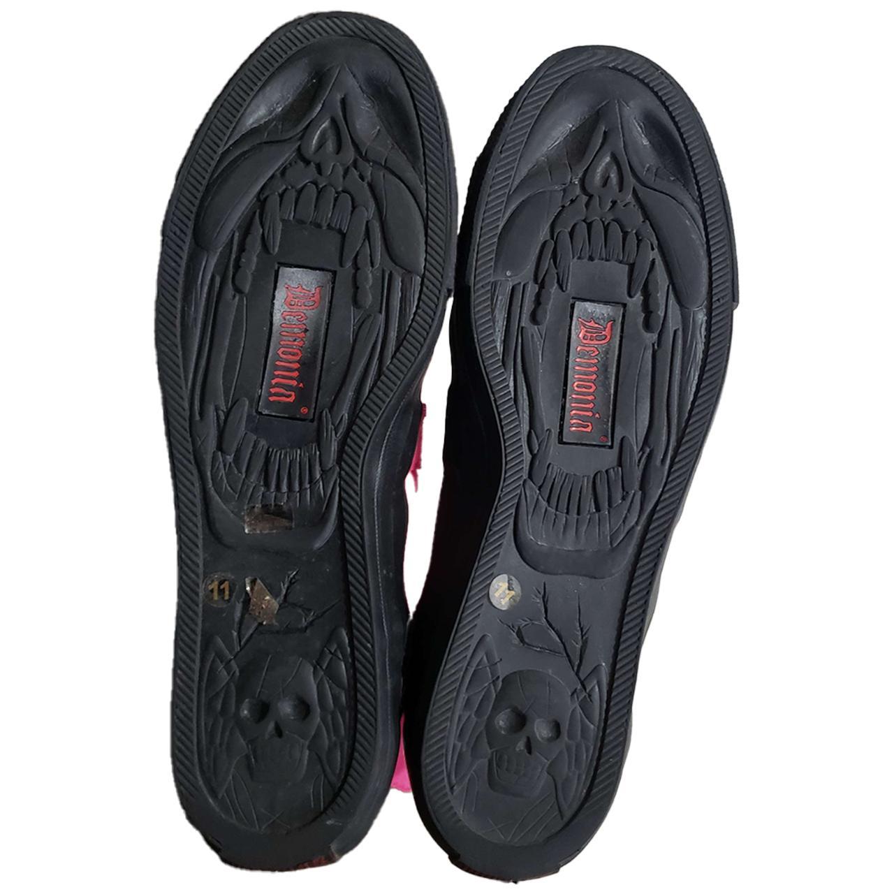 Demonia Deviant -201 Tall Hot Pink Sneaker Boots... - Depop