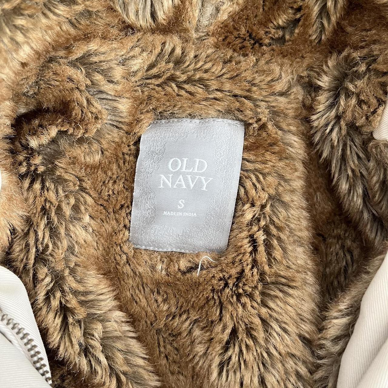 Y2K cargo fur jacket Fur lined jacket with fur... - Depop