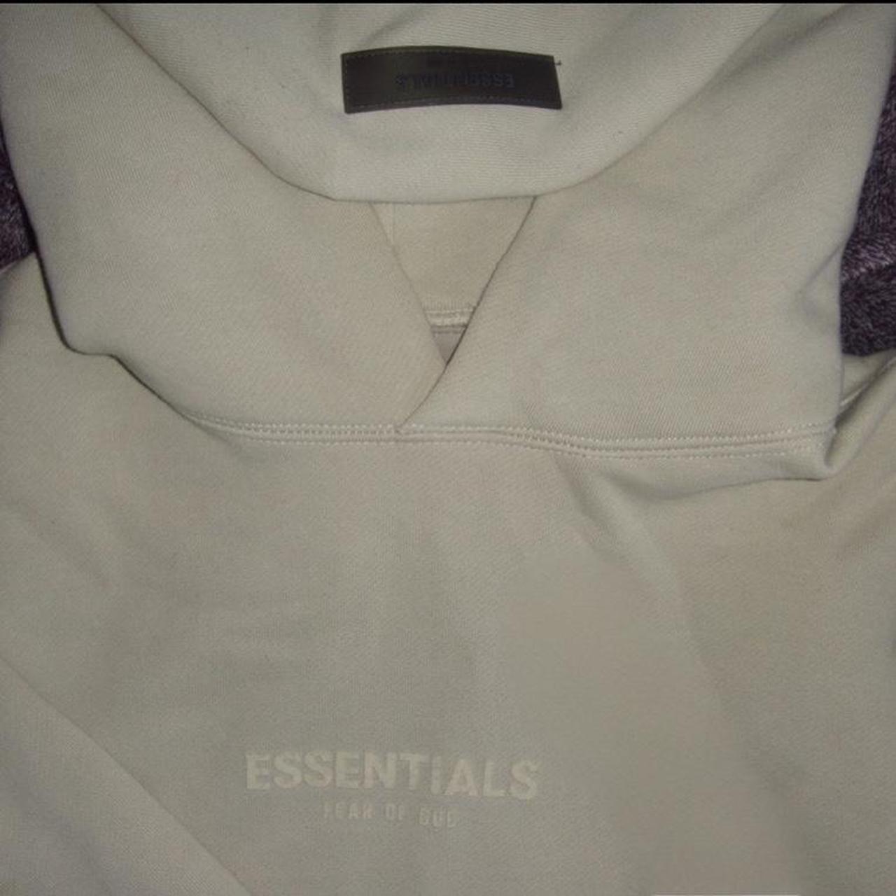 ⋆·˚ ༘ * cream colored essentials hoodie ⋆·˚ ༘ *... - Depop