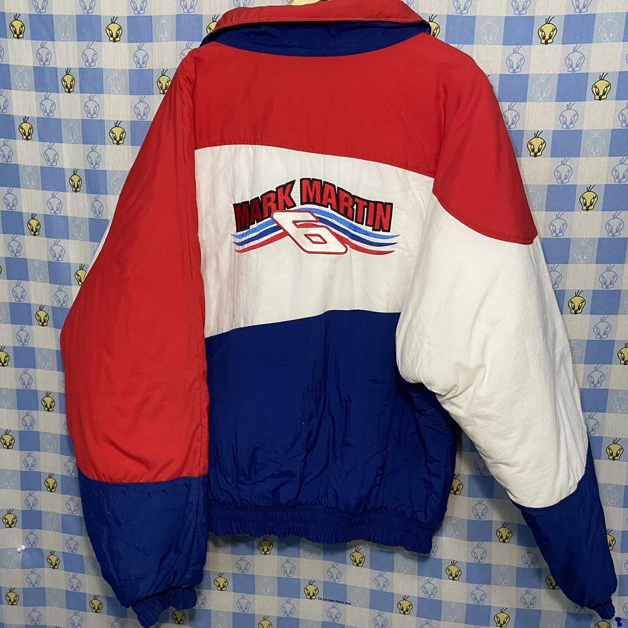 90s Mark Martin Jacket Vintage NASCAR, Valvoline... - Depop