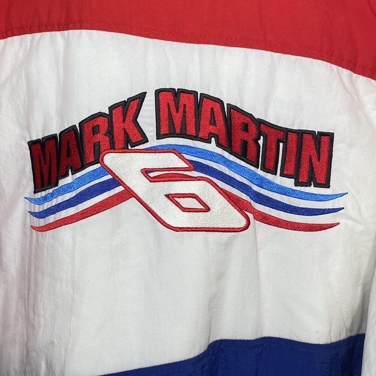 90s Mark Martin Jacket Vintage NASCAR, Valvoline... - Depop