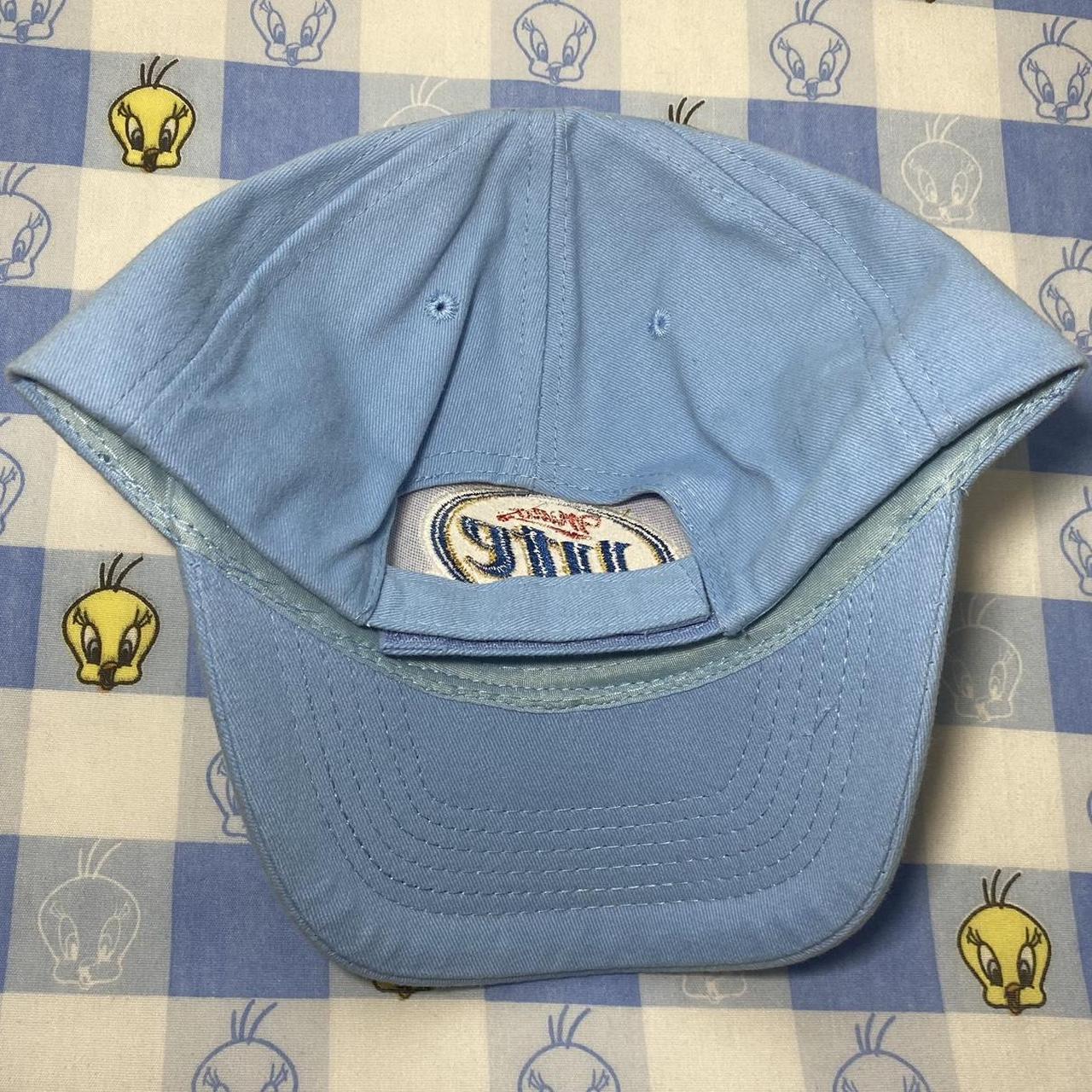 Acme Clothing Men's Blue and Yellow Hat | Depop