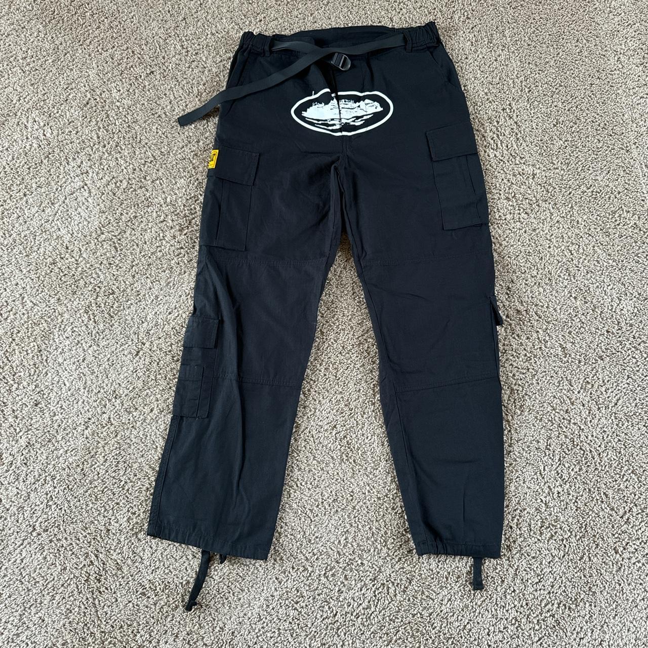 Black+White Corteiz Cargo Pants #Corteiz #cargo... - Depop