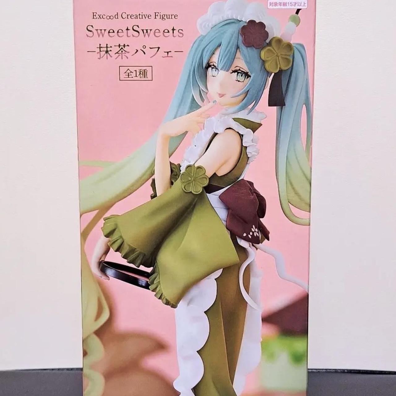hatsune miku sweet sweets figure Matcha parfait... - Depop