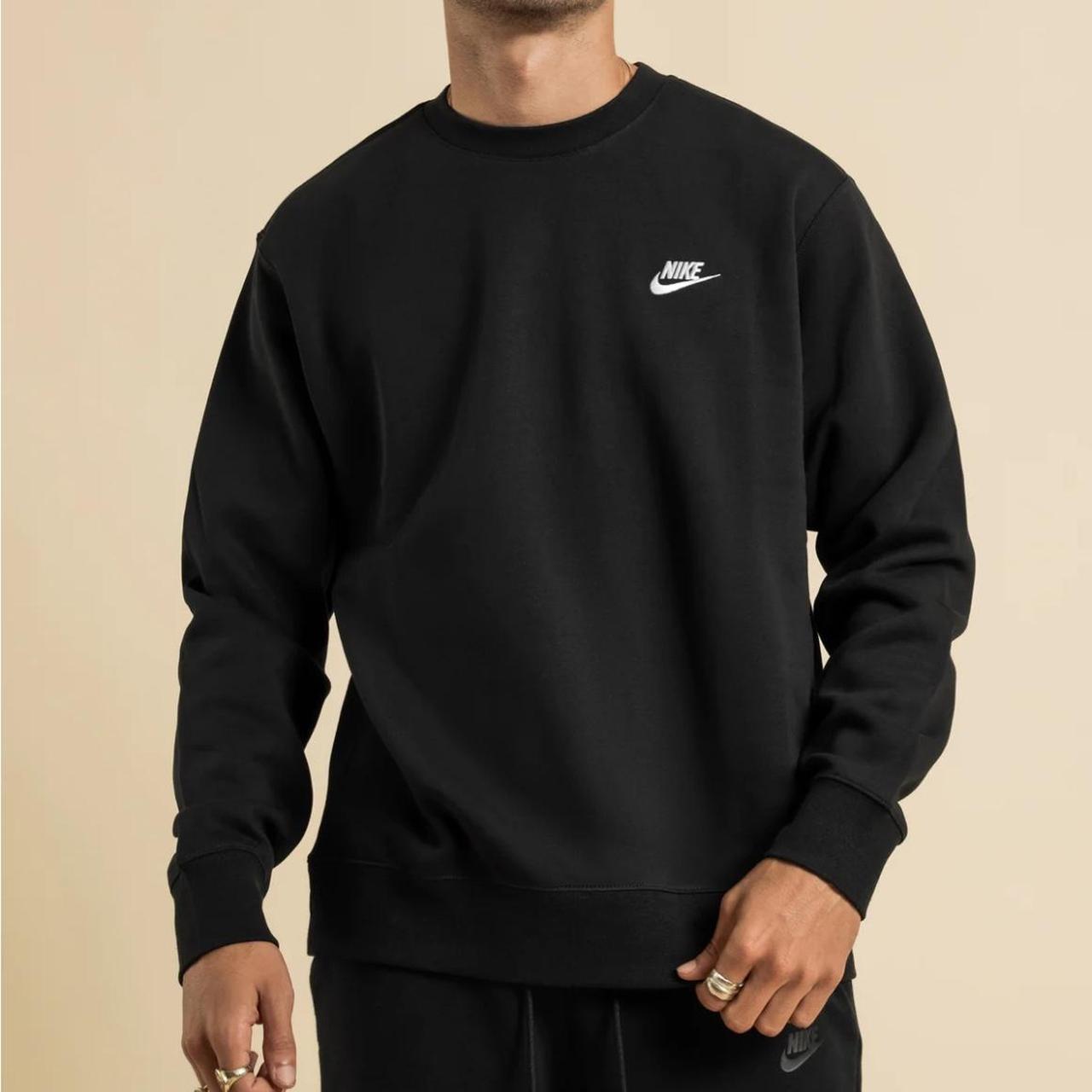 Nike Black Crew Neck Men’s Size Small - pictured on... - Depop