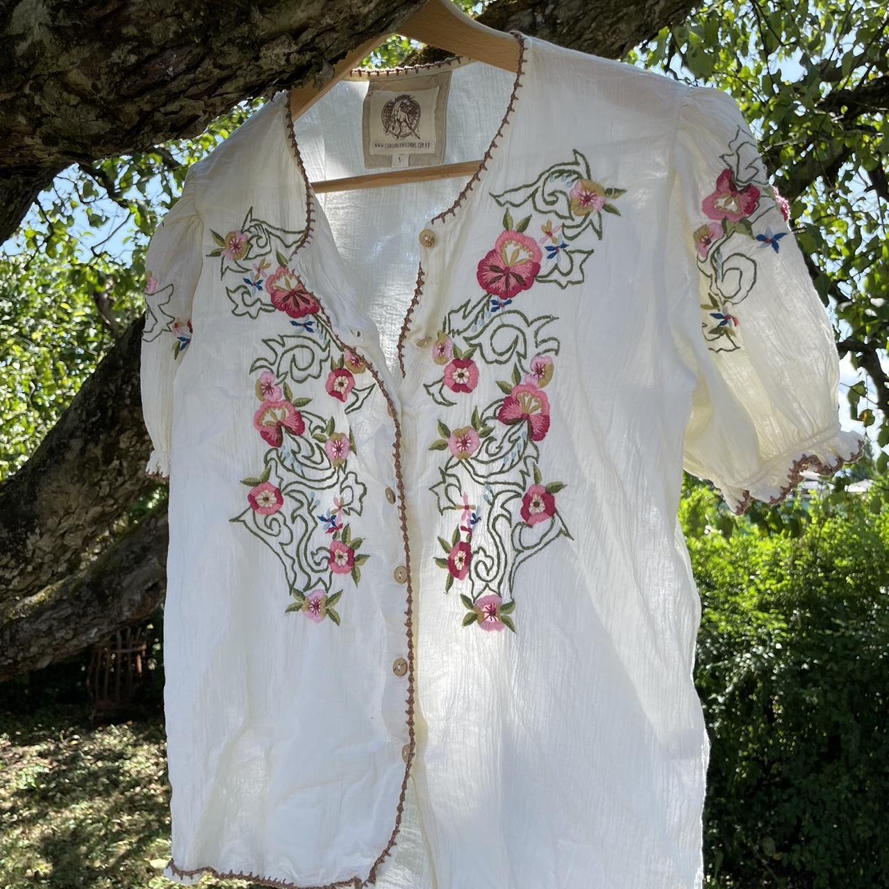 Selling this beautiful embroidered Chasing Unicorns... - Depop