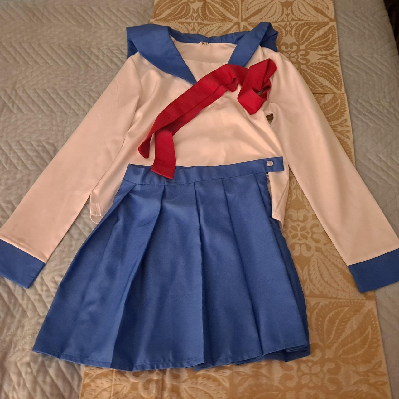 pop team epic popuko/pipimi sailor school uniform... - Depop
