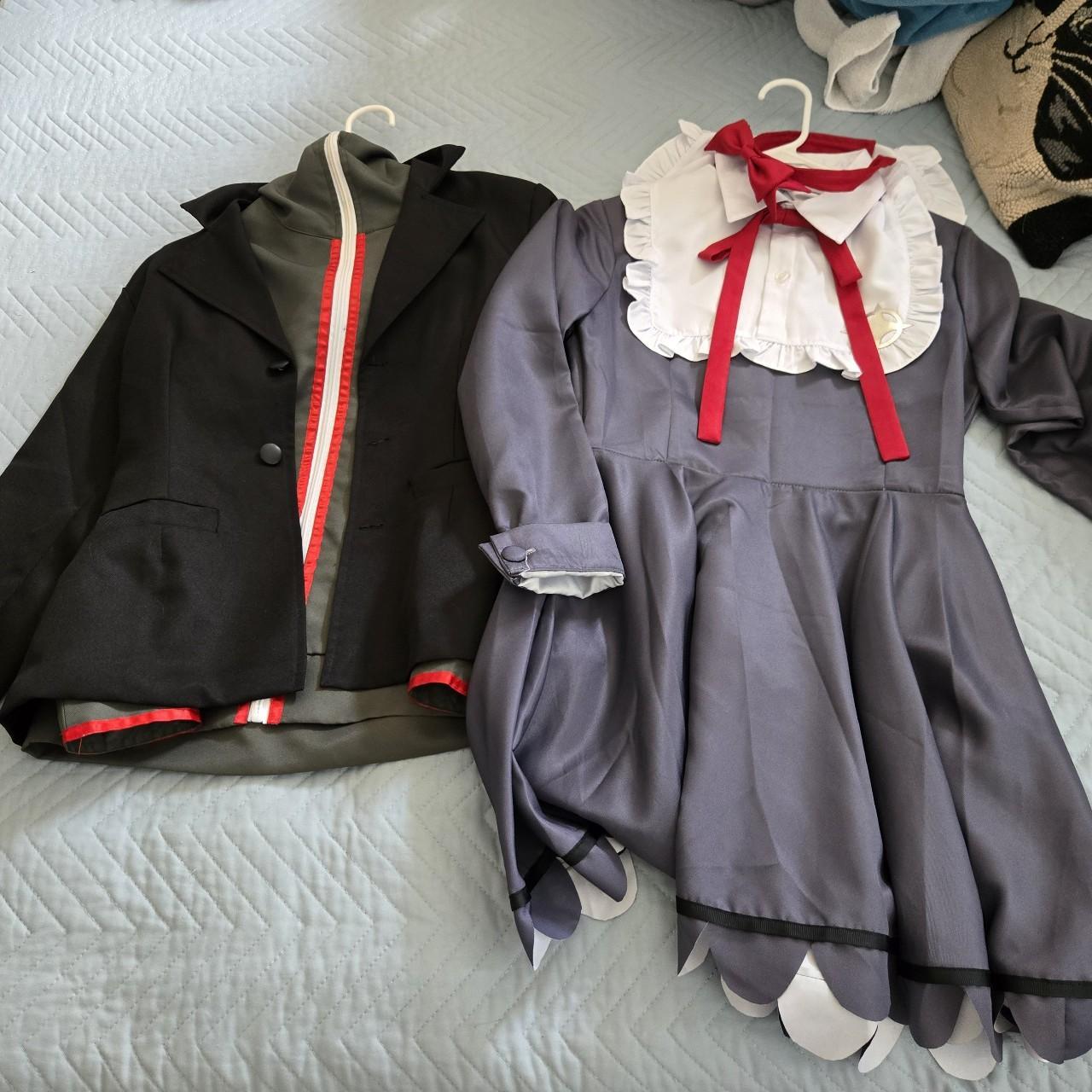 danganronpa makoto naegi monaca towa cosplay bundle... - Depop