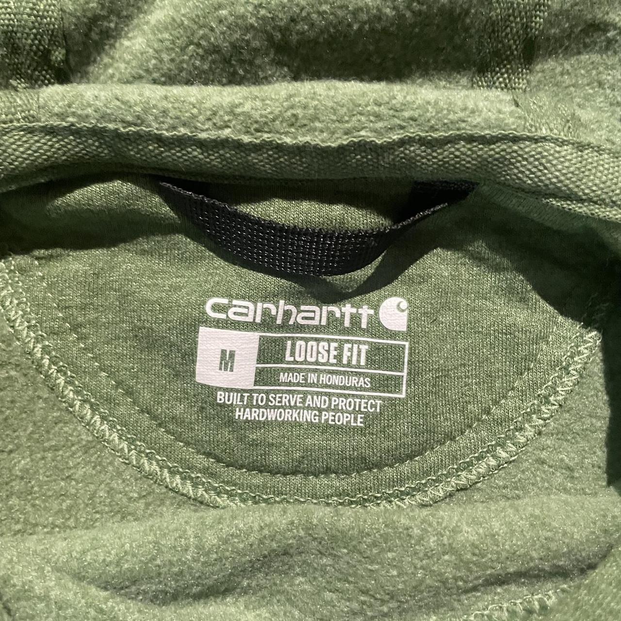Men’s green Carhartt hoodie, size... - Depop