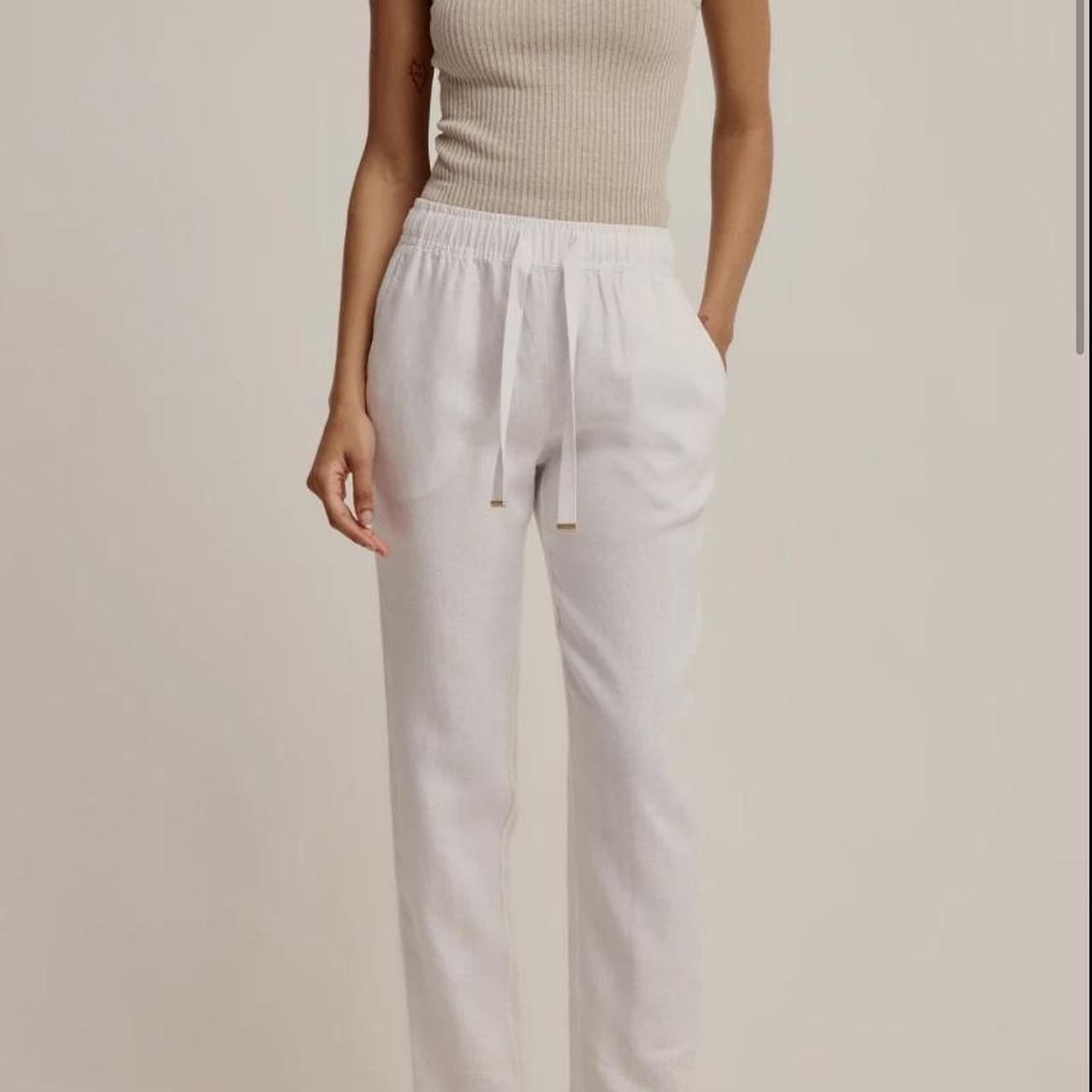 Venroy Lounge Pant White - Medium only worn a few... - Depop