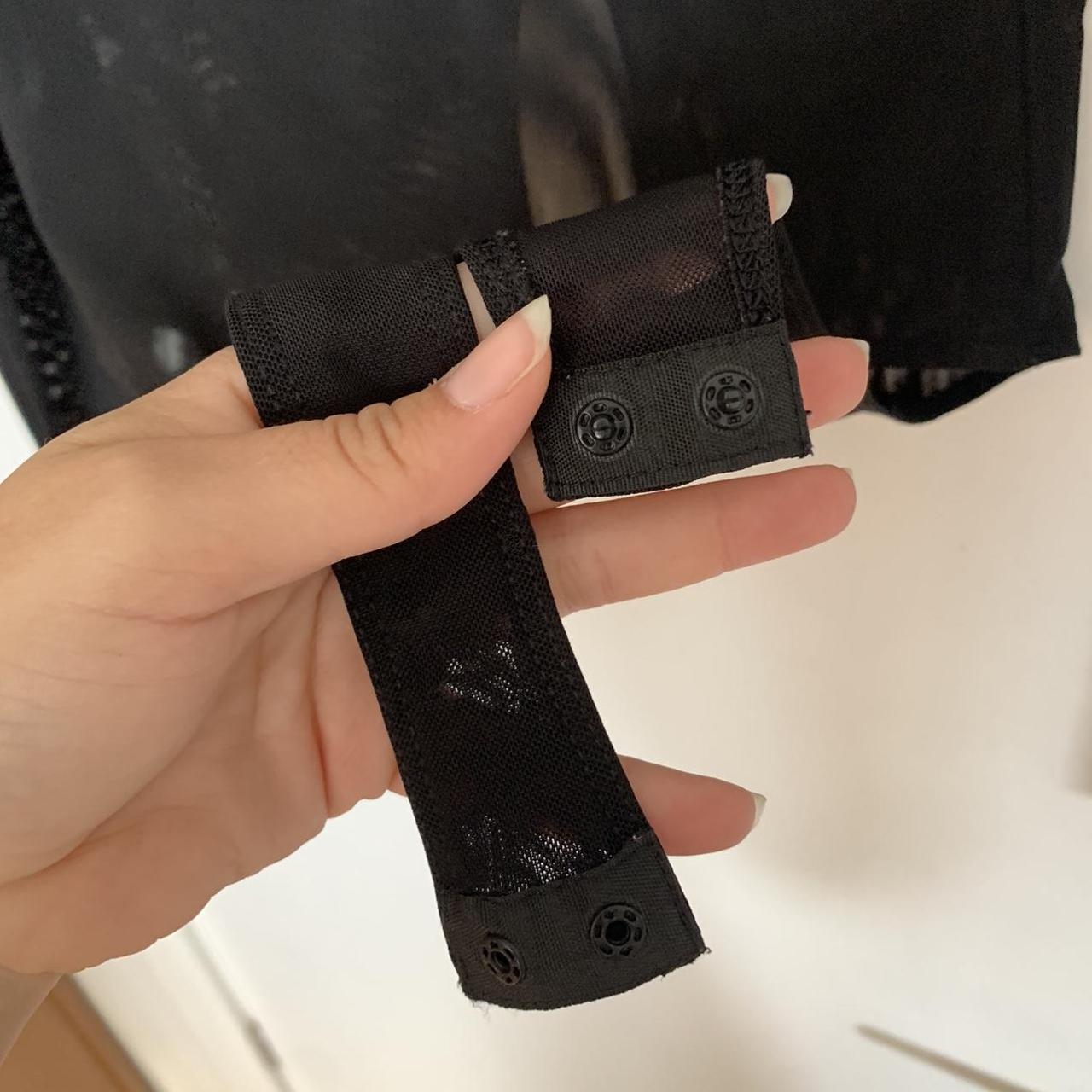 Black open body suit (have one also in pink in my... - Depop