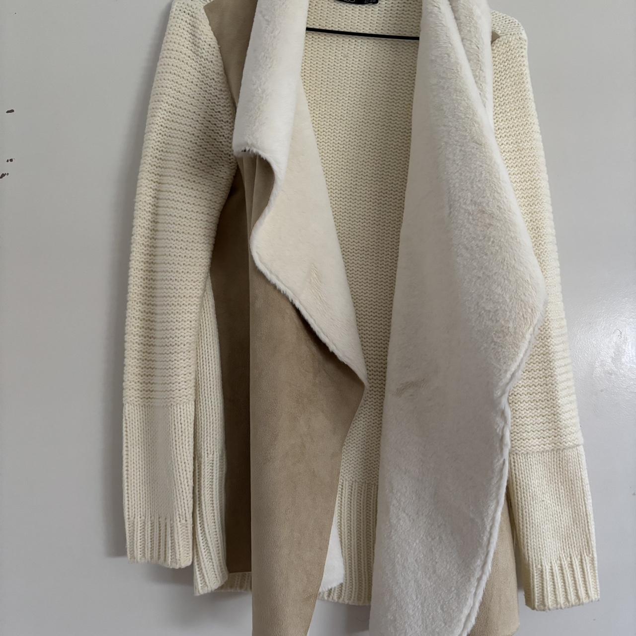 Cream Sass wool coat Great condition Size M or... | Depop